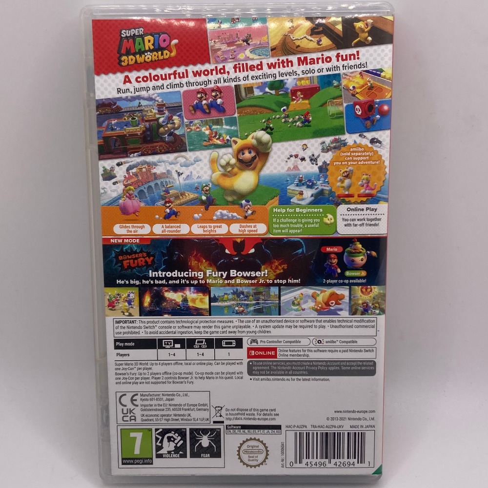 Pre-owned Nintendo Super Mario 3D World -Switch Games - - Own4Less